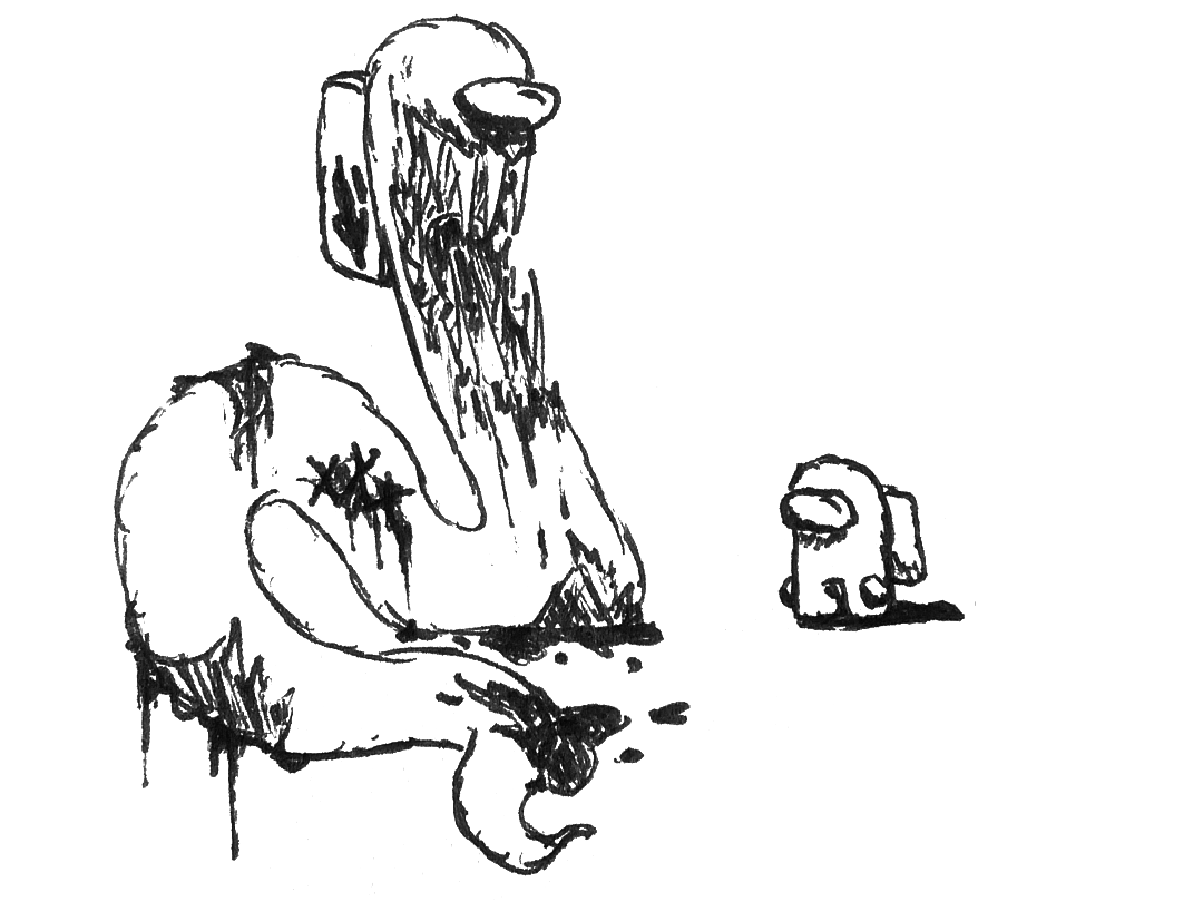 Among us snake - ibisPaint