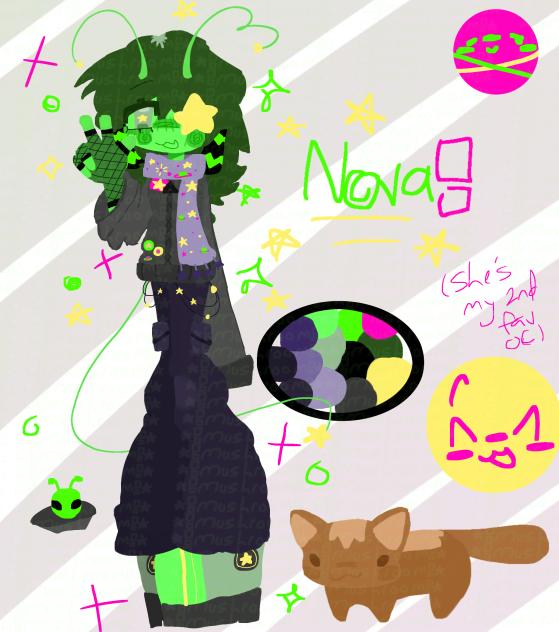 Nova!!! My alien Oc!👽 - ibisPaint