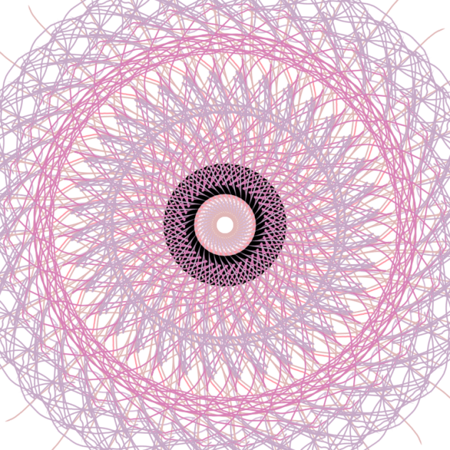 Abstract Pink Mandala - ibisPaint