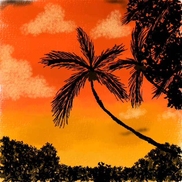 sunset - ibisPaint