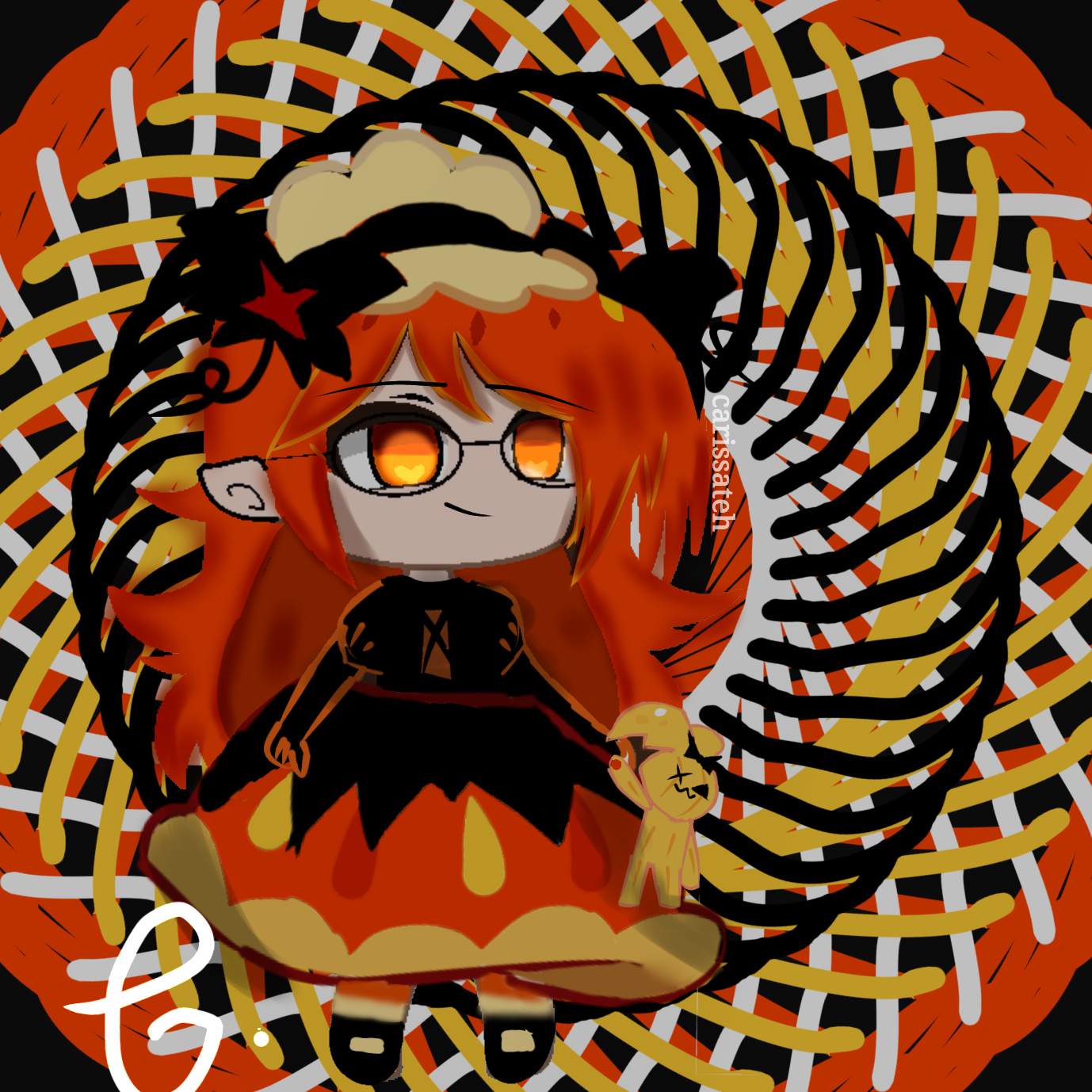 cosplaying had pumpkin pie cookie - ibisPaint
