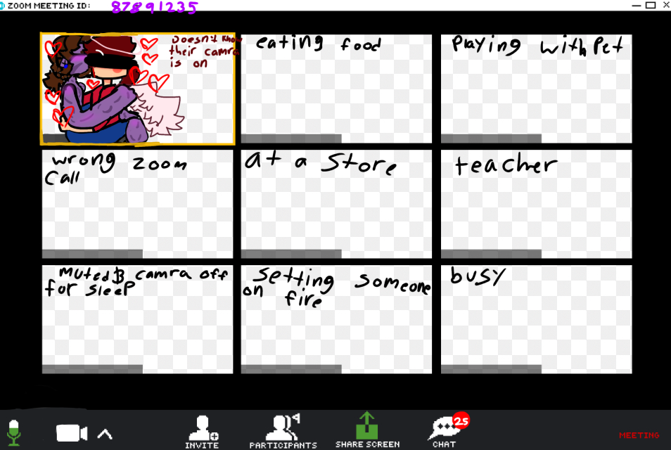 Zoom call Collab - ibisPaint