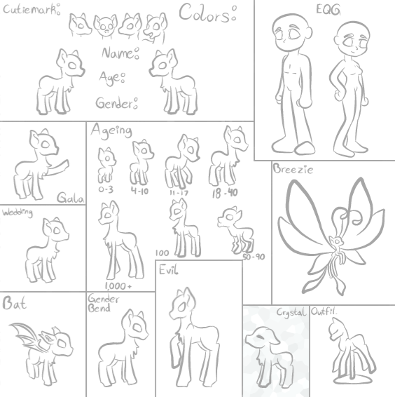 mlp character chart base - ibisPaint