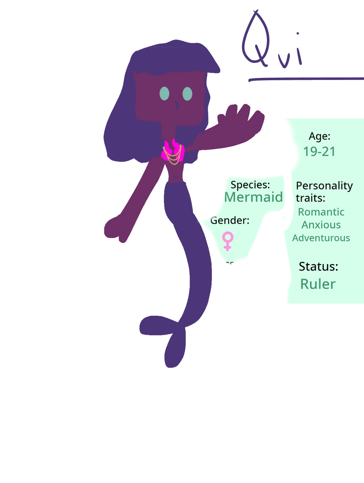 Qui the Mermaid - ibisPaint