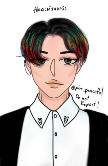 Parrot hair boy. - ibisPaint