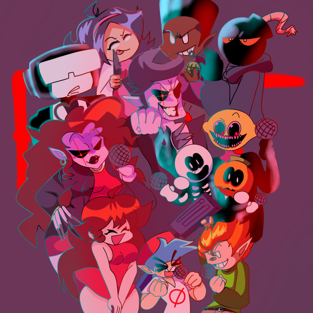 Friday night funkin - ibisPaint