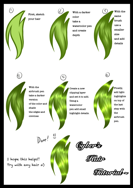 Hair tutorial!! - ibisPaint