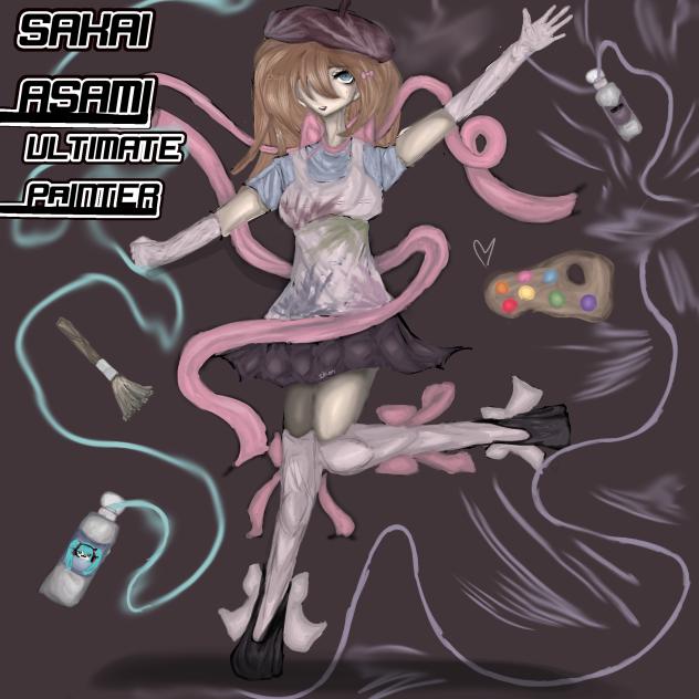 epic danganronpa oc splash art - ibisPaint
