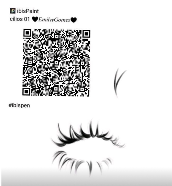 Brush for drawing lashes! - ibisPaint