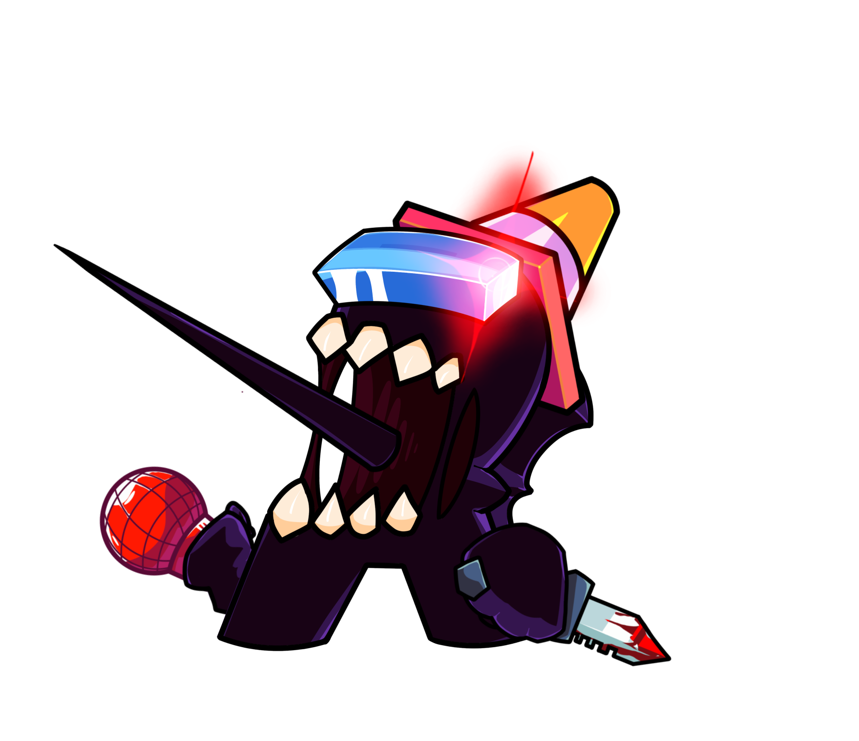 Black impostor skin up pose - ibisPaint