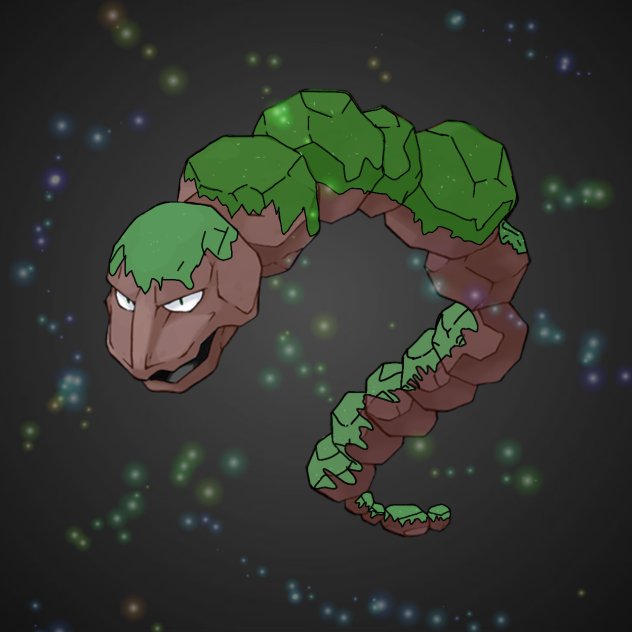 Grass type onix pokemon - ibisPaint