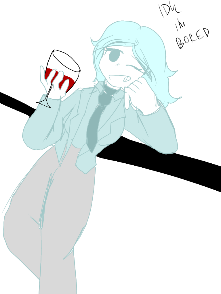 Ghostie in a suit - ibisPaint