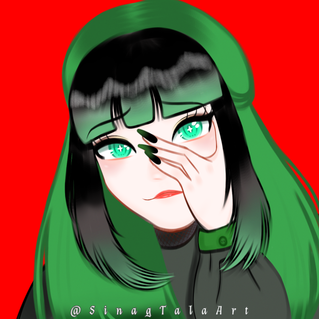 Edgy green OC - ibisPaint