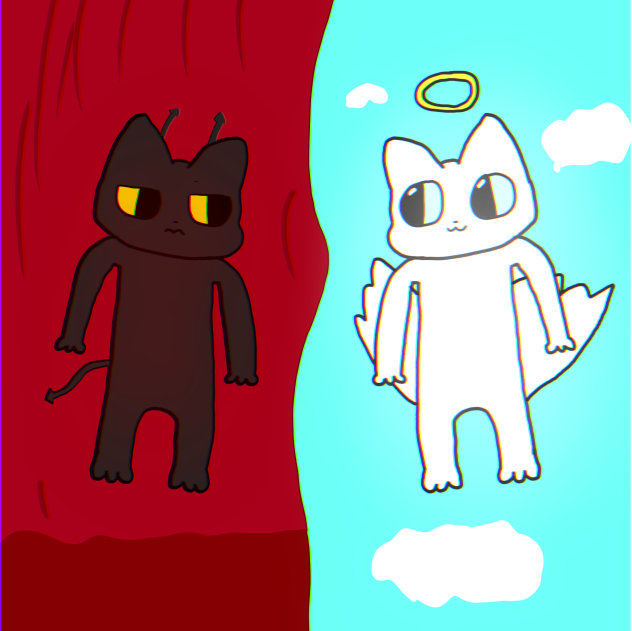Paradise VS Hell - ibisPaint