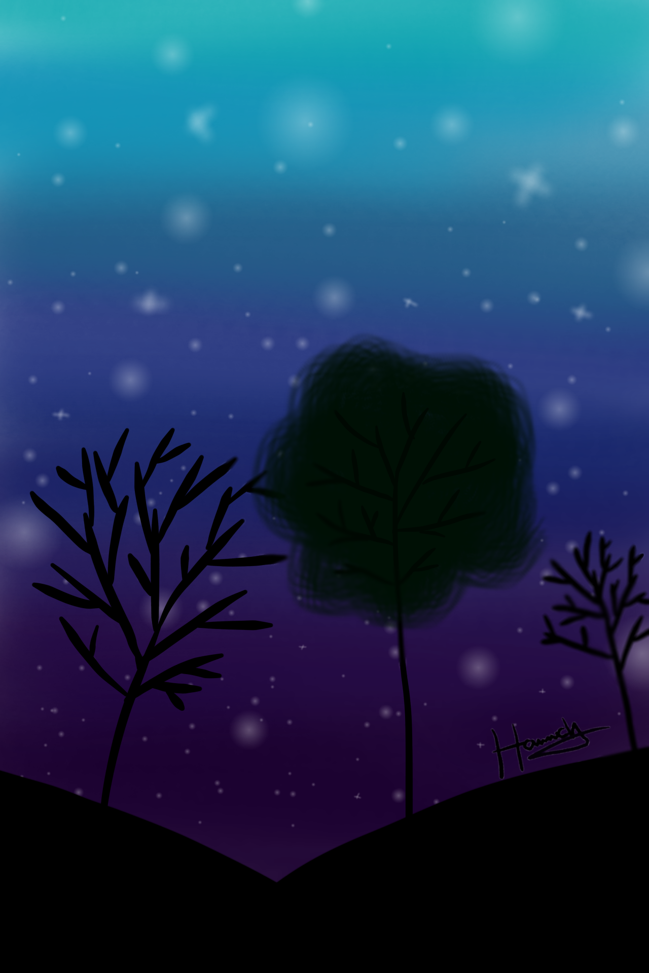 Starry Night - ibisPaint
