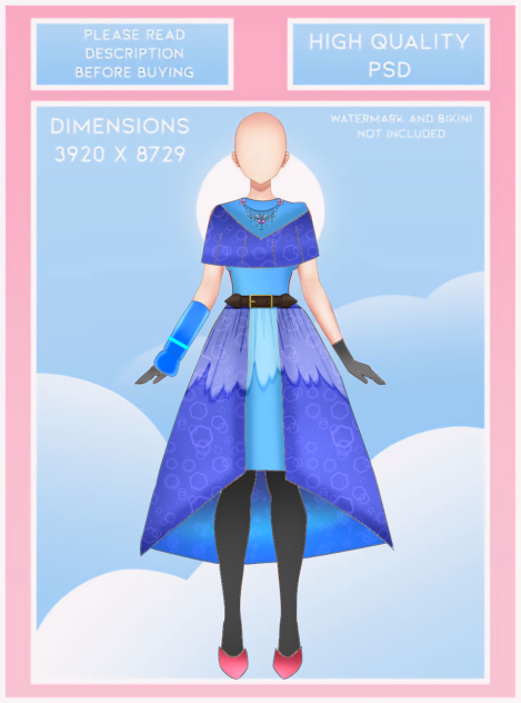 Goddess dress - ibisPaint