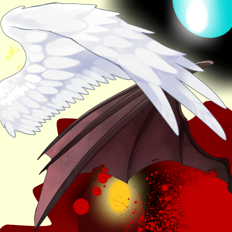 Angel Vs. Devil - ibisPaint