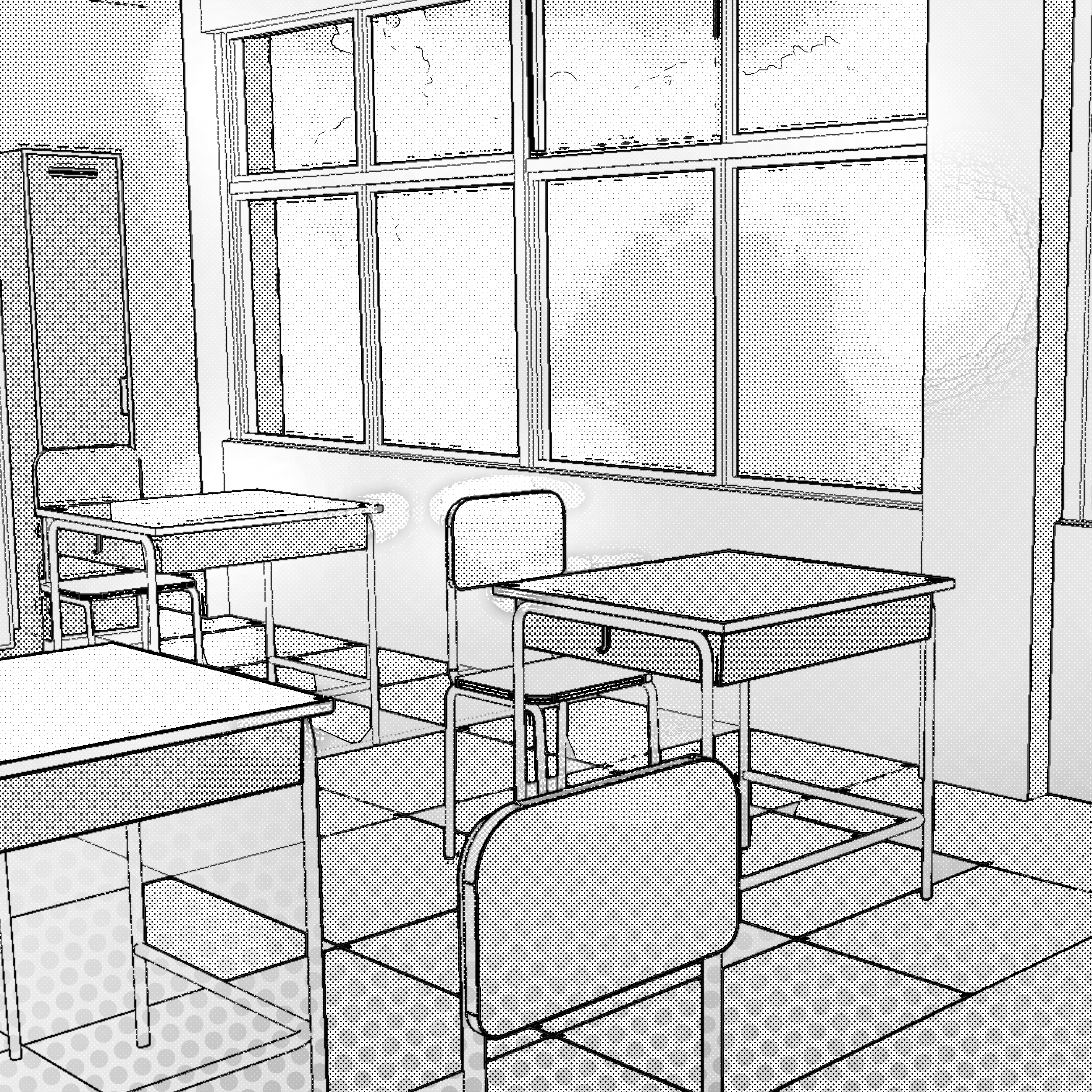 classroom background 1 - ibisPaint