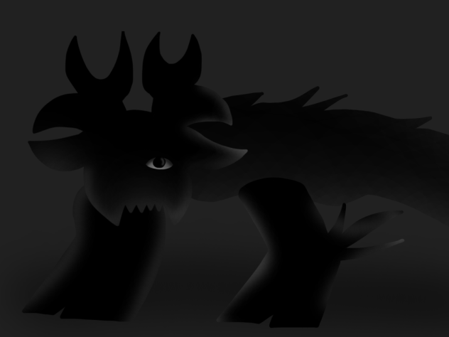 distorted stag - ibisPaint