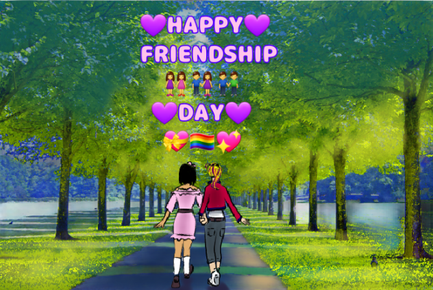 💜HAPPY FRIENDSHIP DAY﻿💜﻿💖﻿💝 - ibisPaint