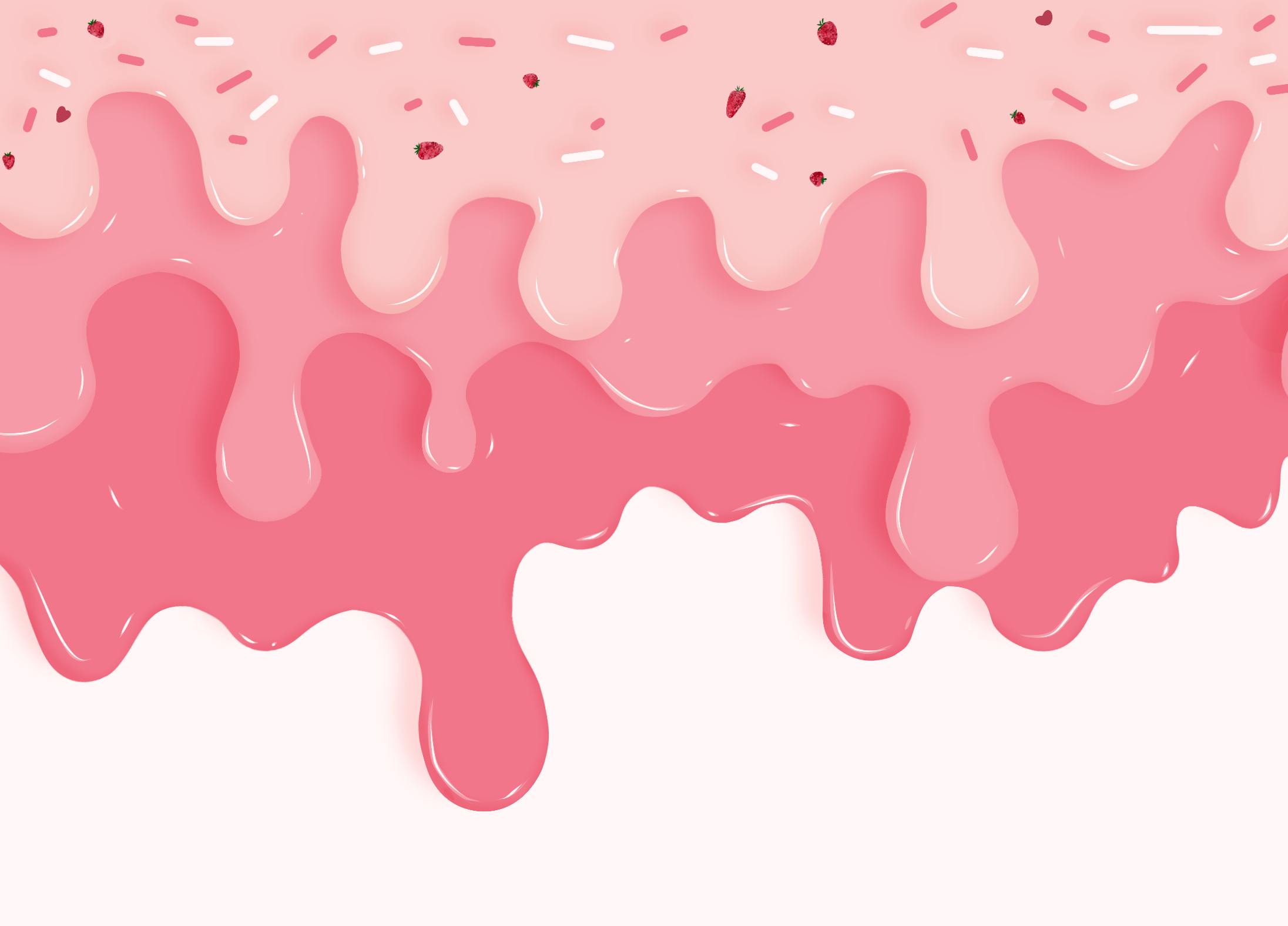 strawberry drips pattern 🍓 - ibisPaint