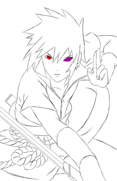 Sasuke Uchiha ( Naruto Shippuden) - ibisPaint
