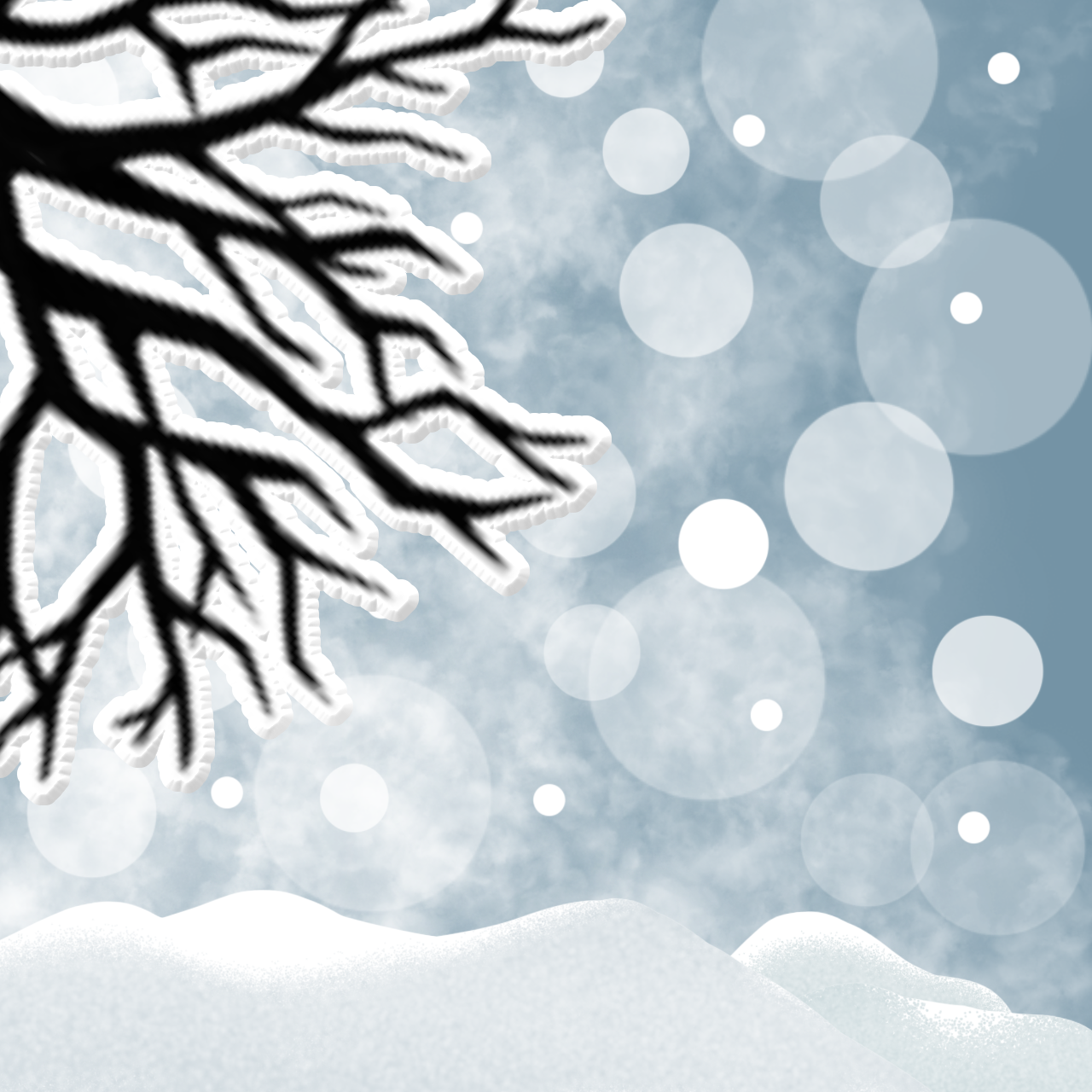 winter background - ibisPaint