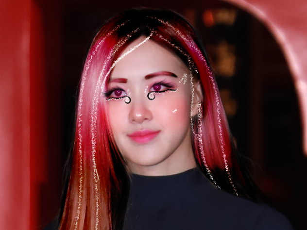 rosé with a blackpink twist 😍 - ibisPaint