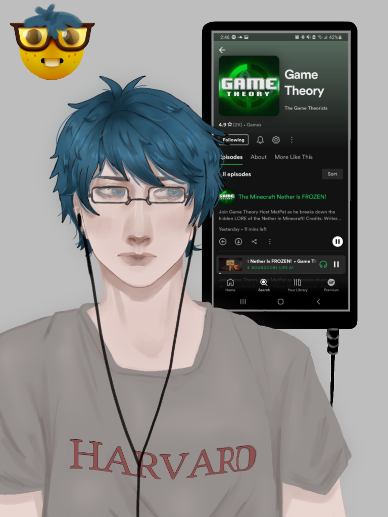 Nerd or shy guy - ibisPaint