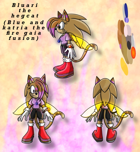 Bluari(blue and katria gaia fusion) - ibisPaint