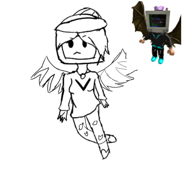my Roblox character - ibisPaint