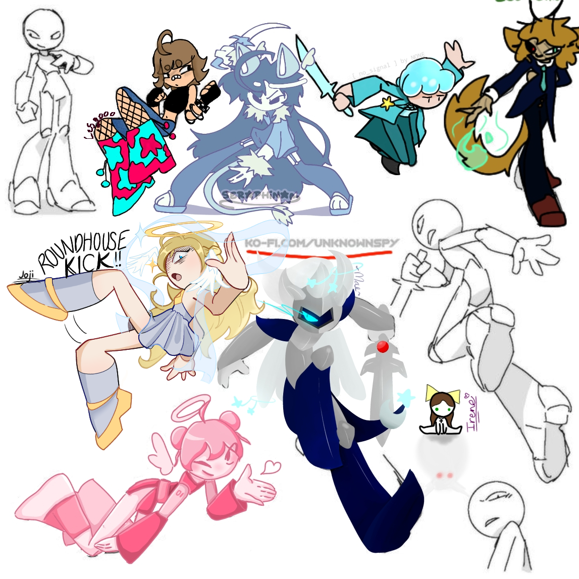 (14) collab, ANGEL GON KICK U TO HEAVEN - ibisPaint