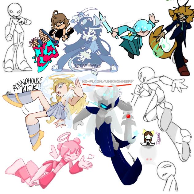 (14) collab, ANGEL GON KICK U TO HEAVEN - ibisPaint