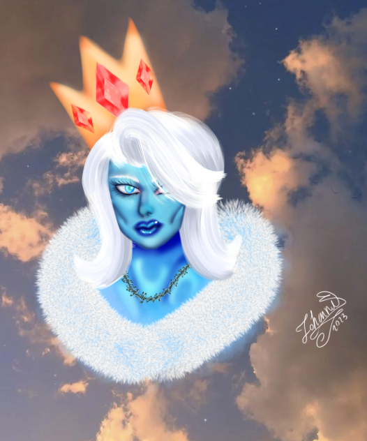 el rey helado, como renderizar - ibisPaint