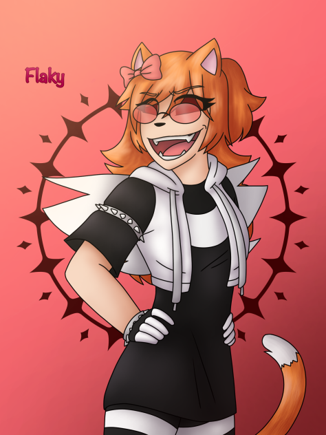 Fanart for Flaky!! - ibisPaint