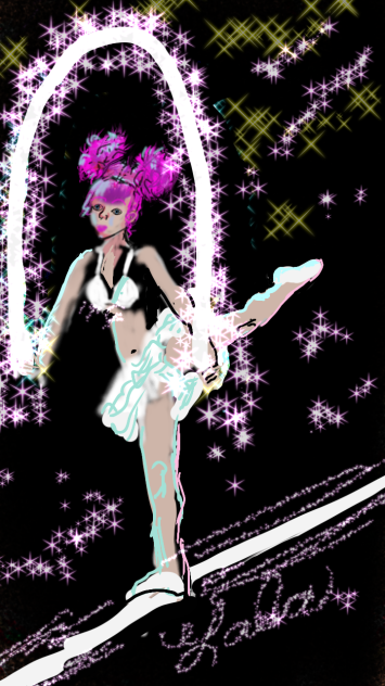 Tightrope walker - ibisPaint