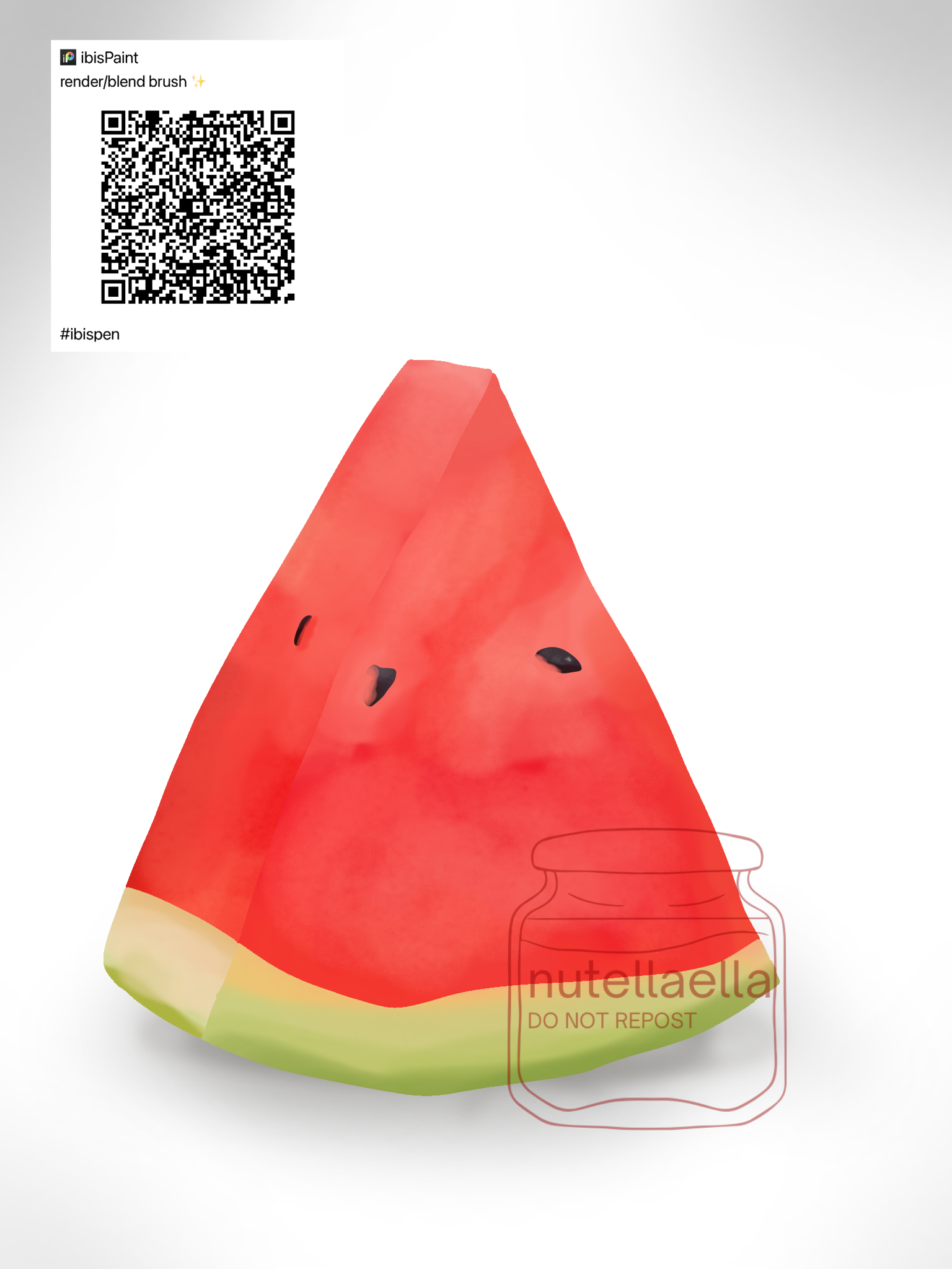 watermelon brush - ibisPaint