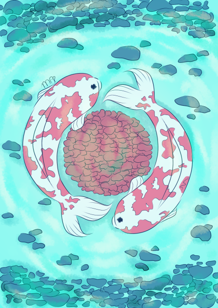 Japanese Koi Fish - ibisPaint