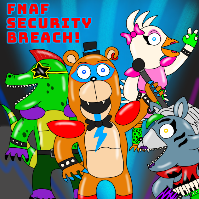 FNaF Security Breach speed draw - ibisPaint