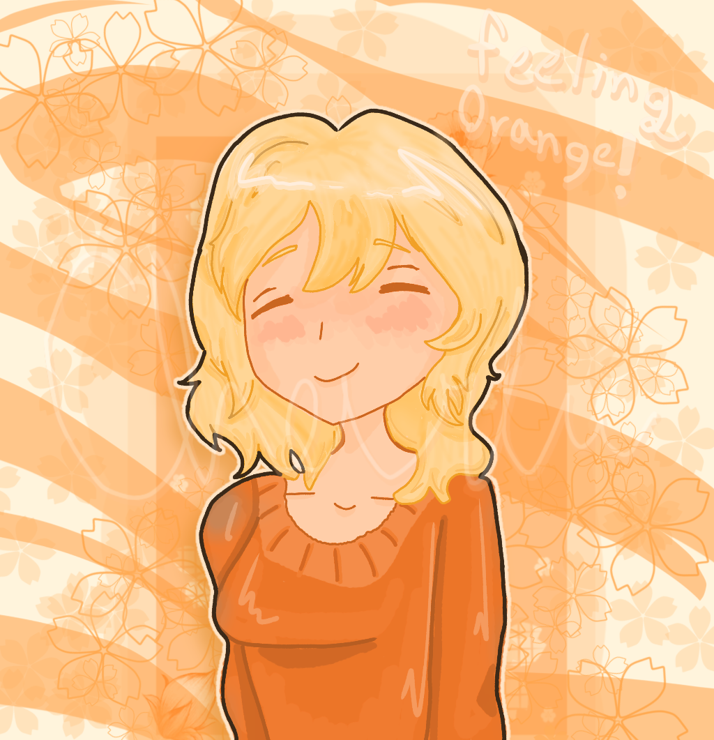 Feeling Orange!!🍊 - ibisPaint