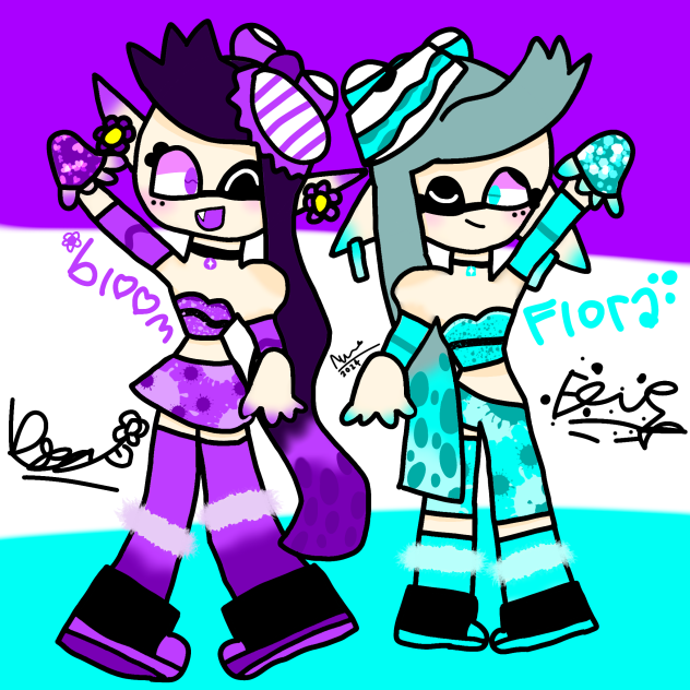 Chicas Flor - ibisPaint