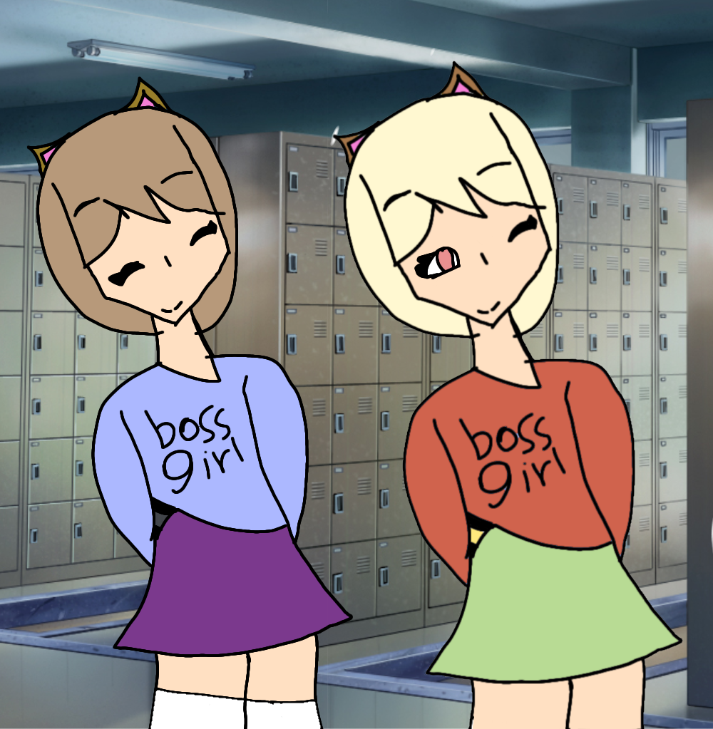 two Bff in a room - ibisPaint