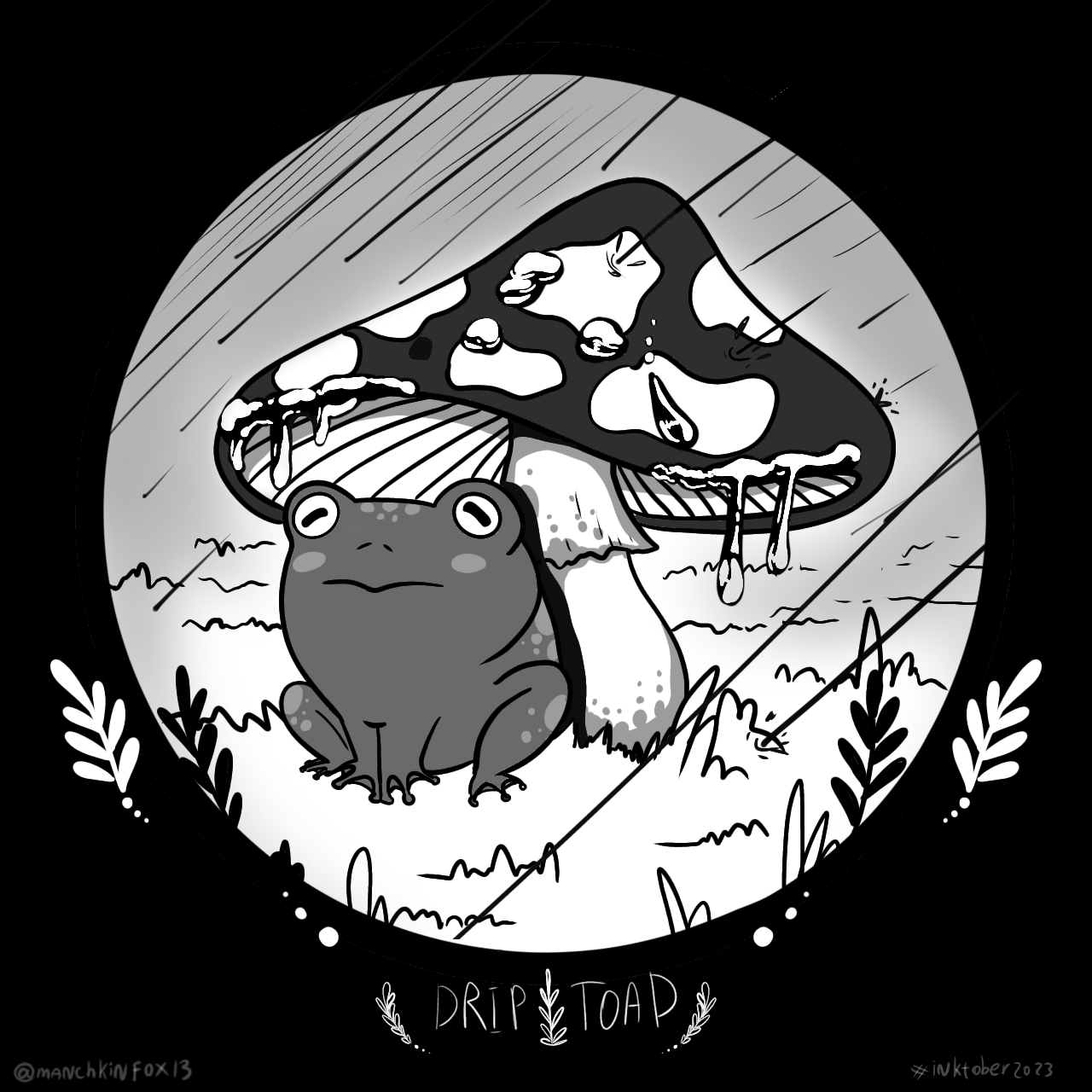 INKTOBER Drip and Toad - ibisPaint