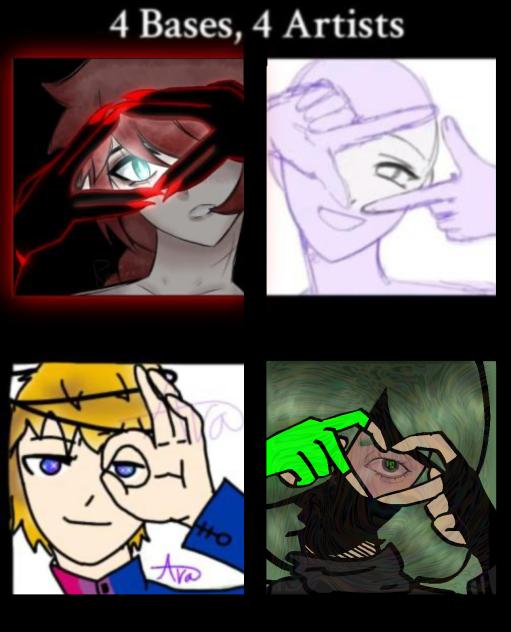 4 bases 4 artists collab! - ibisPaint