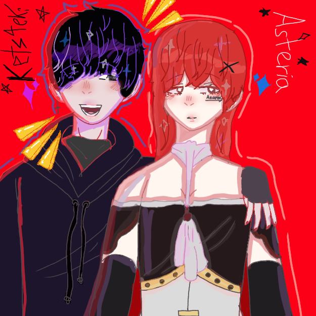 Kets4eki y Asteria fanart - ibisPaint