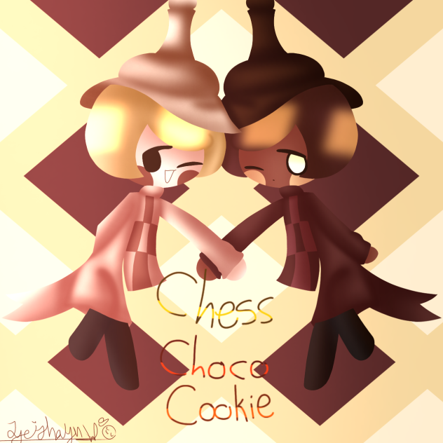 Chess Choco cookie ♟ - ibisPaint