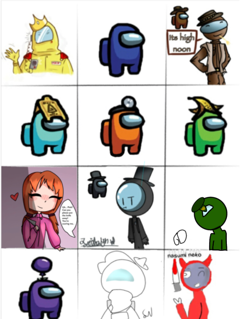 Among us collab - ibisPaint