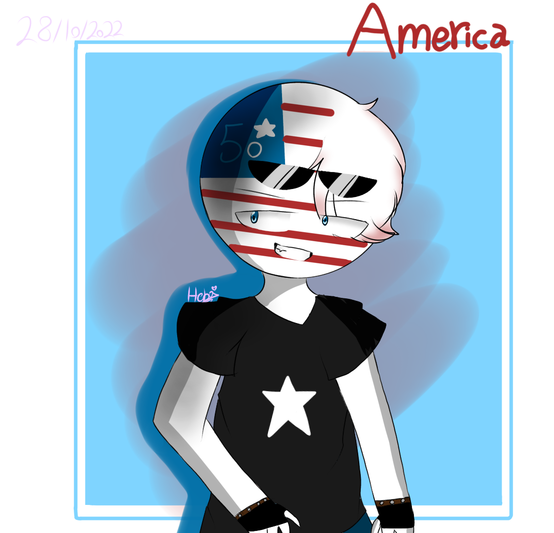 America (USA) countryhumans - ibisPaint