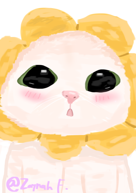 Flower kat - ibisPaint