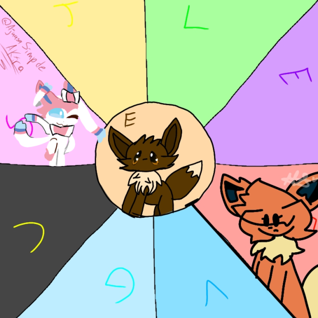 Eeveelutions collab - ibisPaint